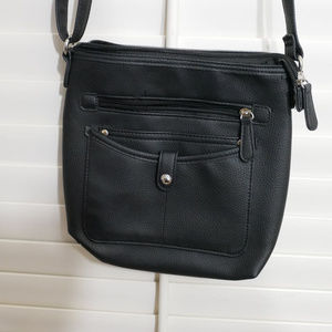 Rosetti Bags | Black Round Crossbody Handbag Purse M | Poshmark